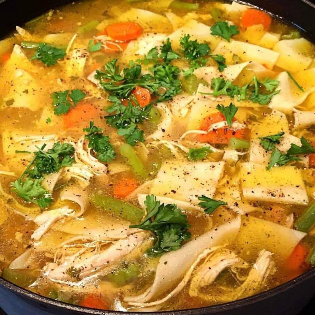 Hearty Chicken Noodle Soup - Viral Recipes